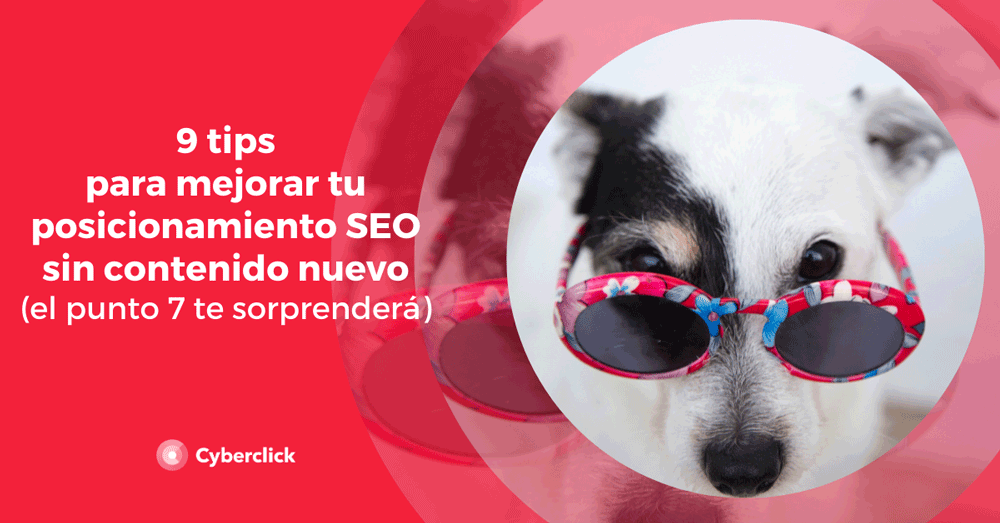 9 tips para mejorar tu posicionamiento SEO sin contenido nuevo (la 7 te sorprenderá)